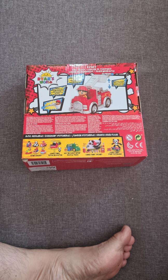 Ryan's World Fire Truck, Hobbies & Toys, Toys & Games on Carousell