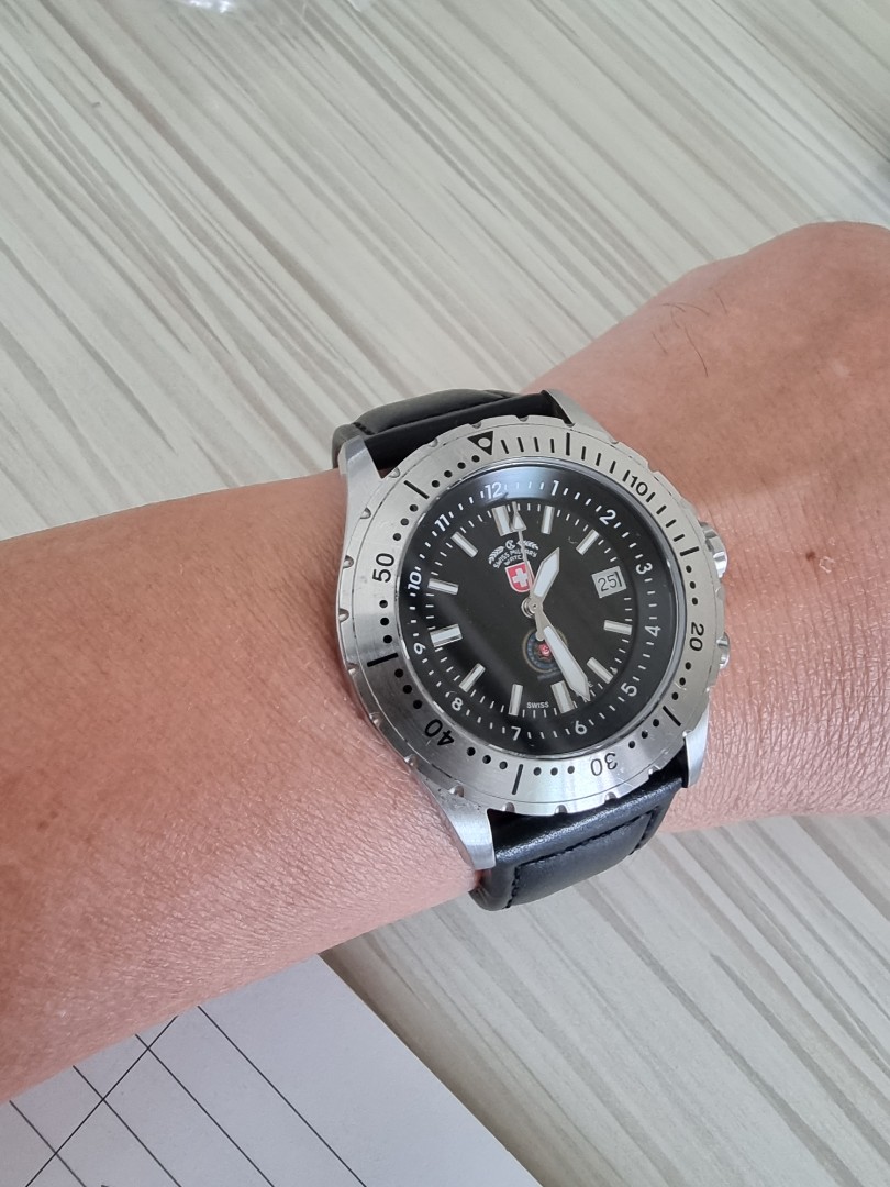 SAF Swiss Mitary watch - swiss made, Everything Else on Carousell