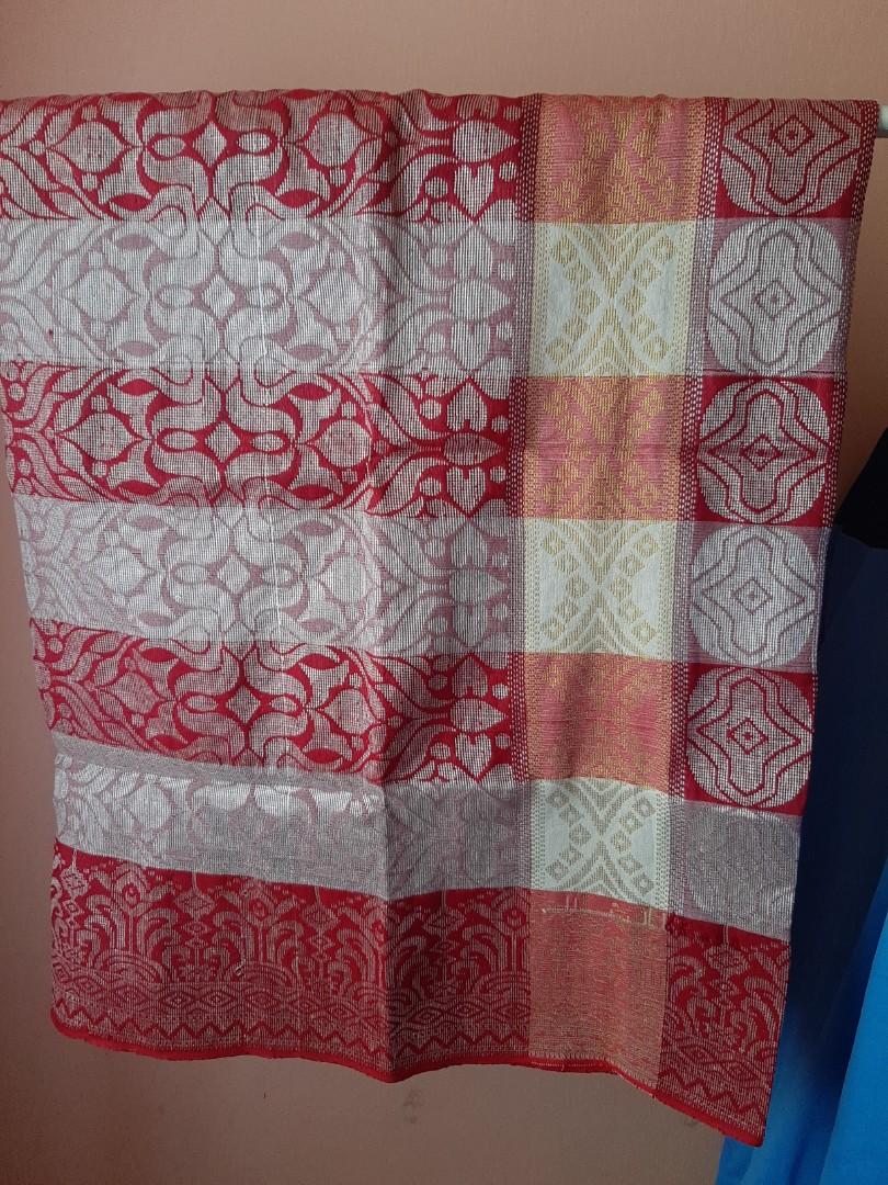 Samping Songket, Men's Fashion, Muslim Wear, Baju Melayu on Carousell