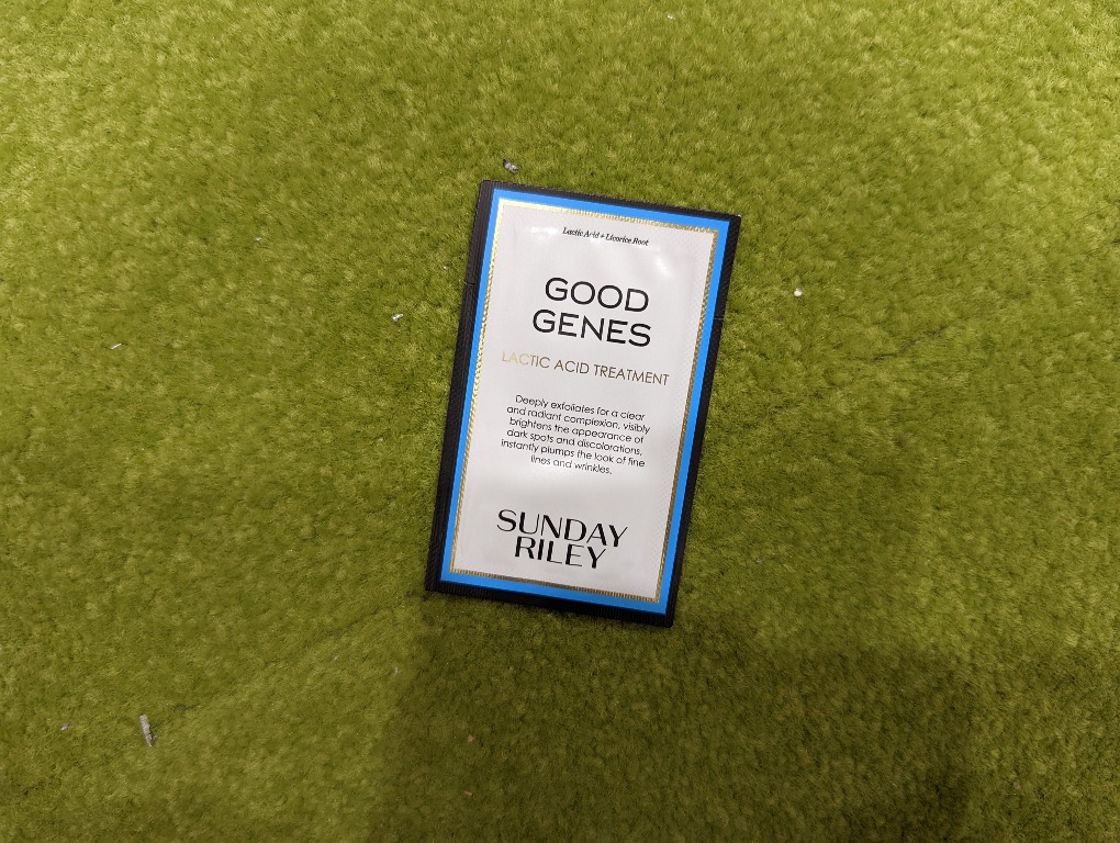 {Sample} Sunday Riley Good Genes Lactic Acid Treatment 1ml, Beauty ...