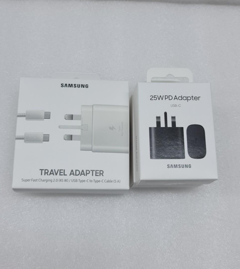 Samsung 25w/35W/45w/65W super fast charging adapter, Mobile Phones ...