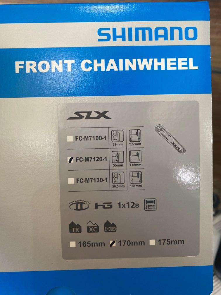 Shimano SLX Front Chainwheel Crank, Sports Equipment, Bicycles & Parts ...