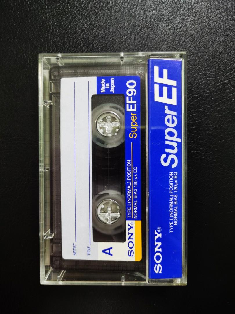 Sony Super EF 90 Blank Cassette Tape, Hobbies & Toys, Music & Media ...
