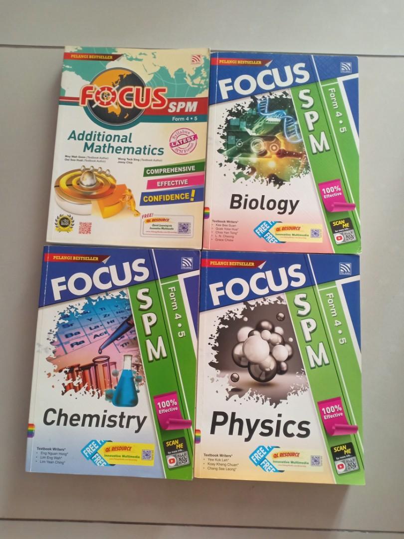SPM Add maths Biology Chemistry Physics books workbook exercise book ...