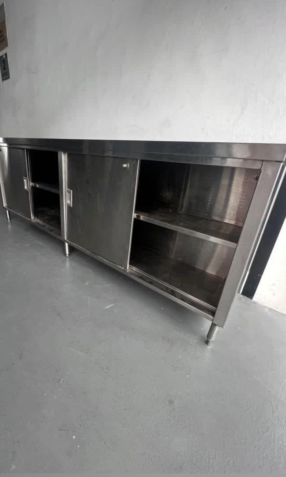 Stainless steel heavy storage table, Furniture & Home Living ...