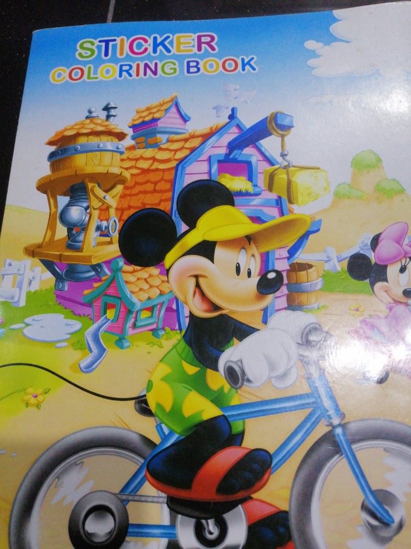 Sticker Colouring Book, Hobbies & Toys, Stationery & Craft, Stationery ...