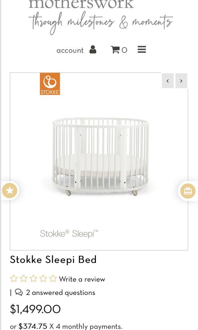 Stokke Cot, Babies & Kids, Baby Nursery & Kids Furniture, Cots & Cribs ...