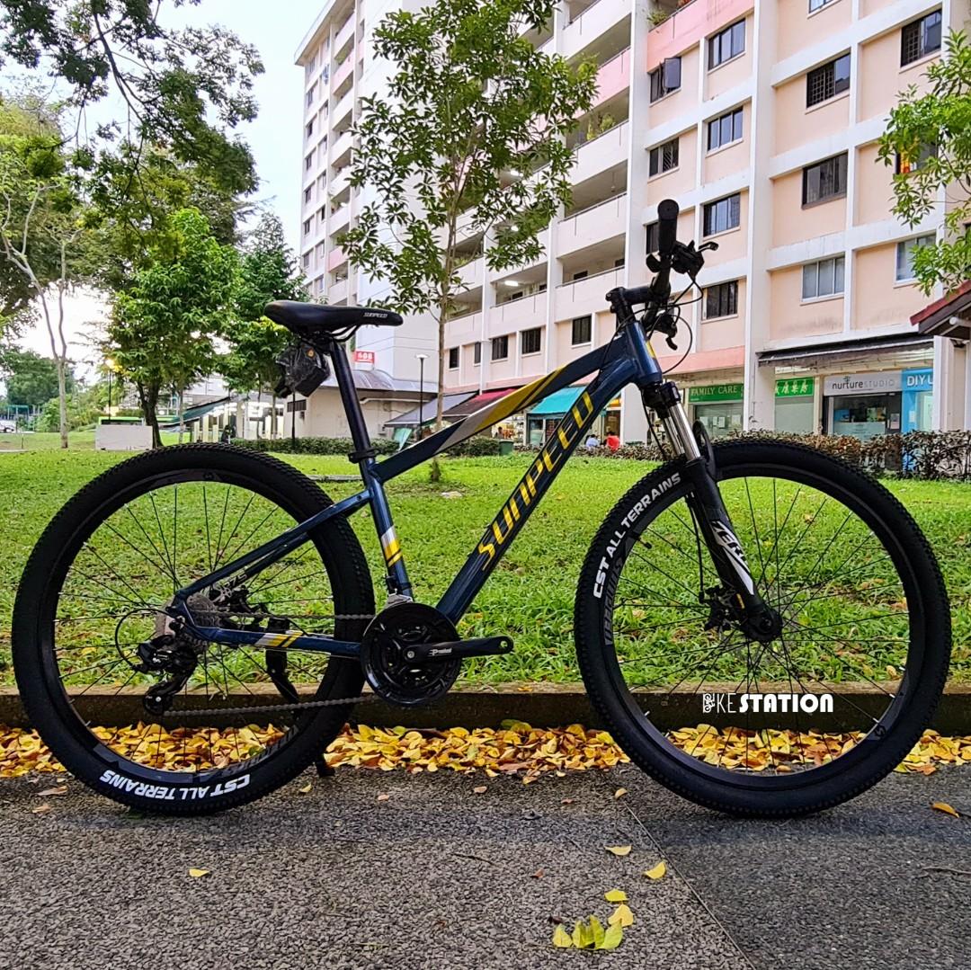 Sunspeed Zero 27.5" | Shimano 24-speed | Mechanical Disc Brake, Sports Equipment, Bicycles ...