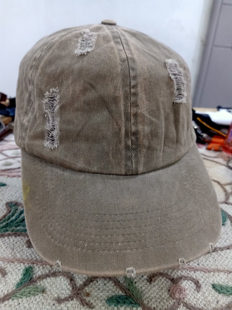 Tattered cap, Men's Fashion, Watches & Accessories, Caps & Hats on ...