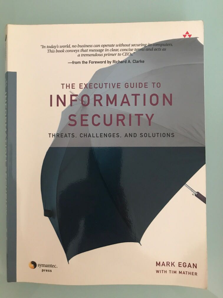 the executive guide to information security threats challenges and solutions, Computers & Tech ...