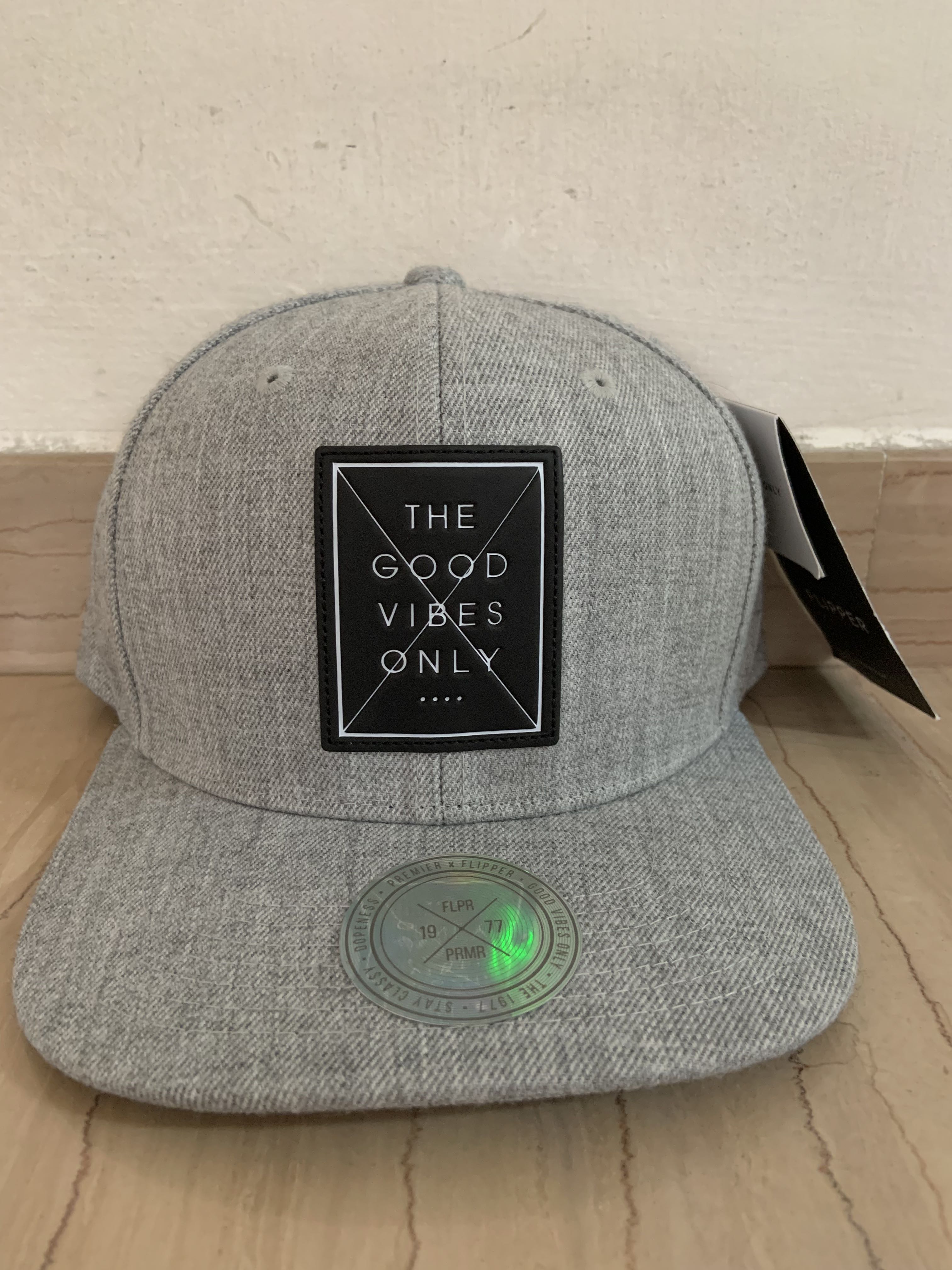 The Good Vibes Only Flipper Cap, Men's Fashion, Watches & Accessories ...