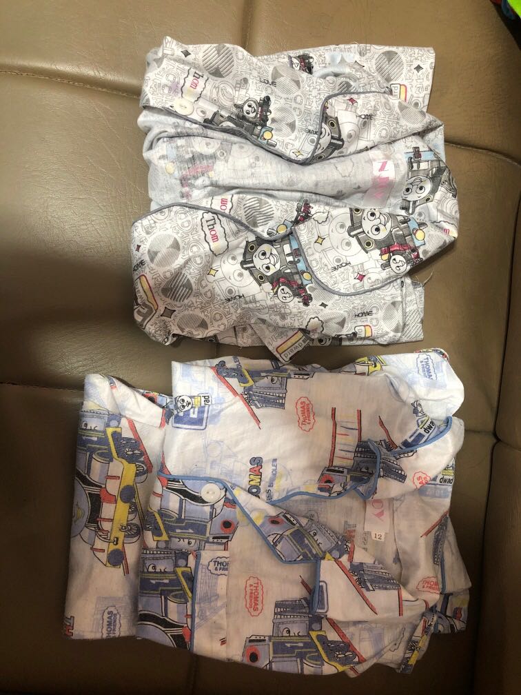 Thomas pajamas and sando, Babies & Kids, Babies & Kids Fashion on Carousell