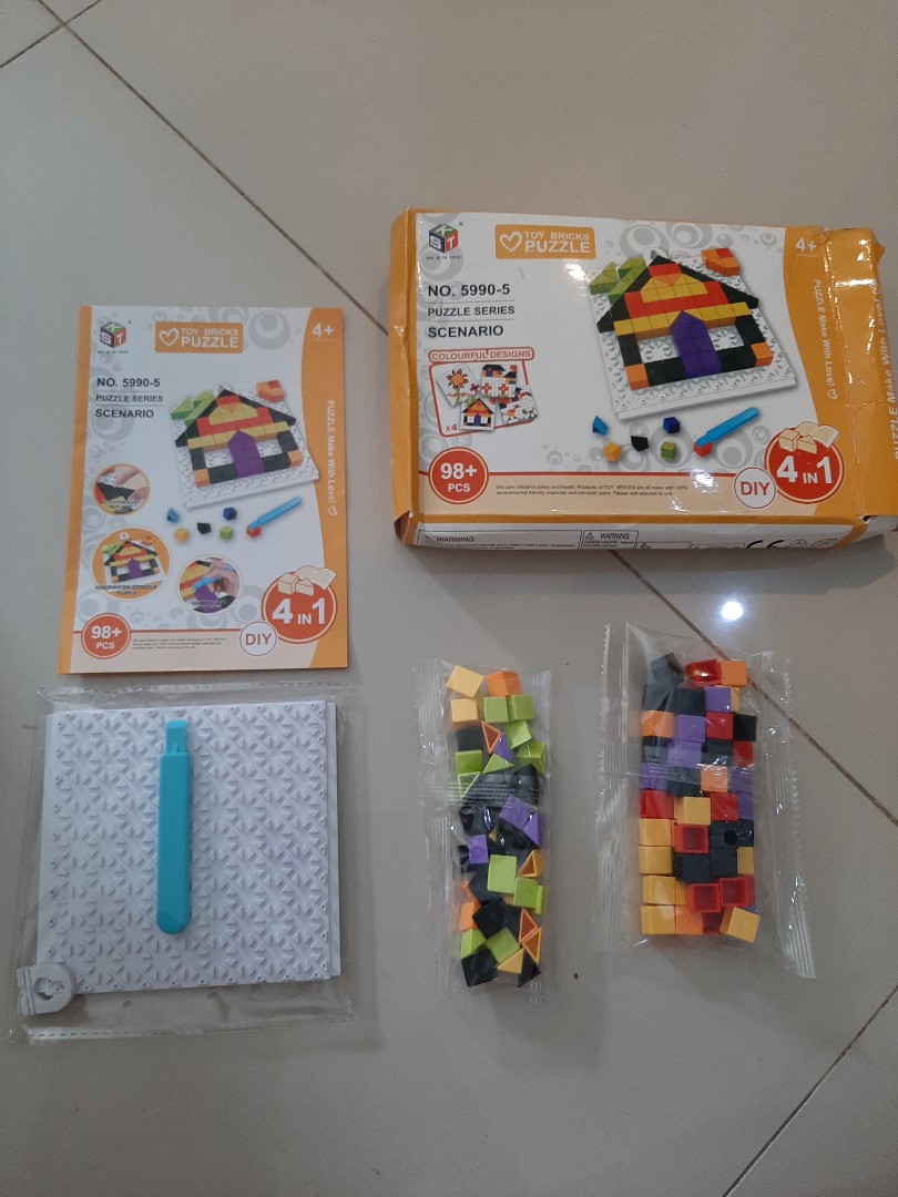 Top bricks puzzle, Toys & Collectibles, Permainan Papan & Kartu di ...