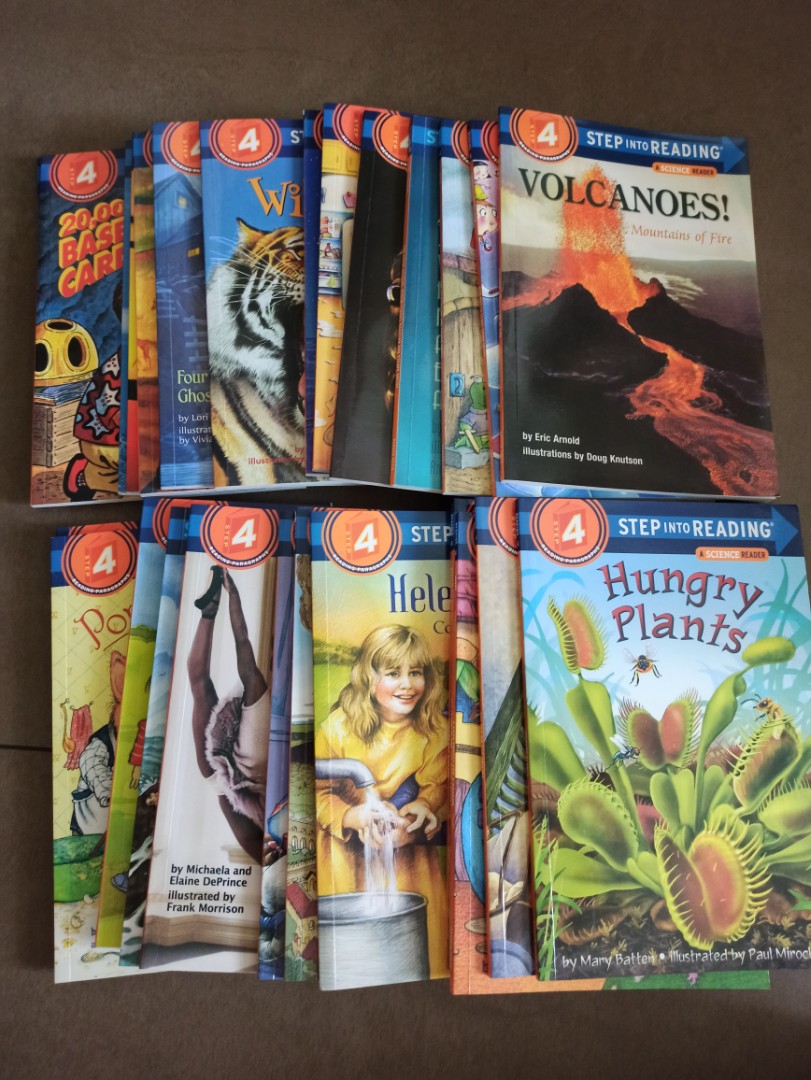Used condition Step into Reading level 4 children's books set, Hobbies ...