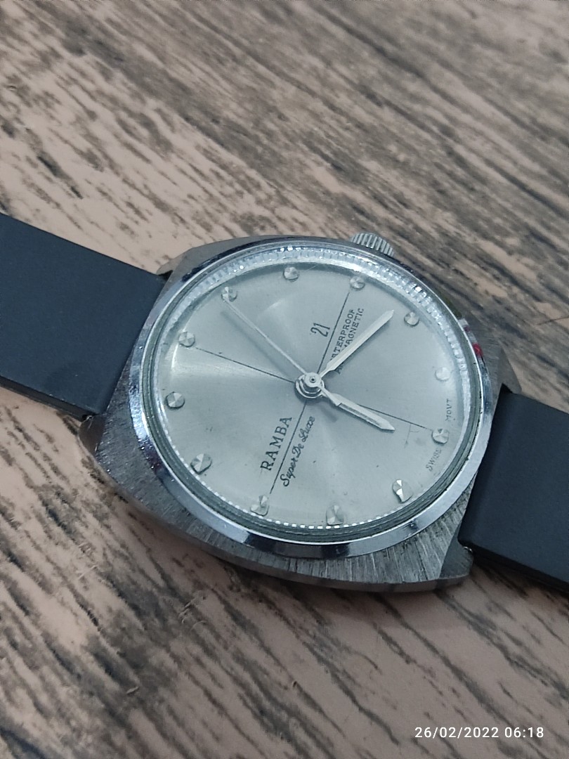Vintage Ramba Super De Luxe Swiss Mechanical, Men's Fashion, Watches ...