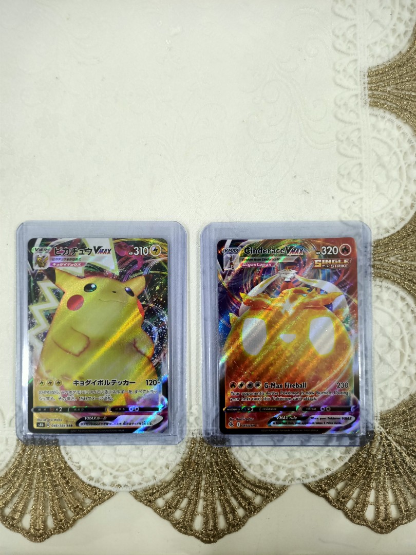 Vmax pokemon cards bundle of 2, Hobbies & Toys, Toys & Games on Carousell