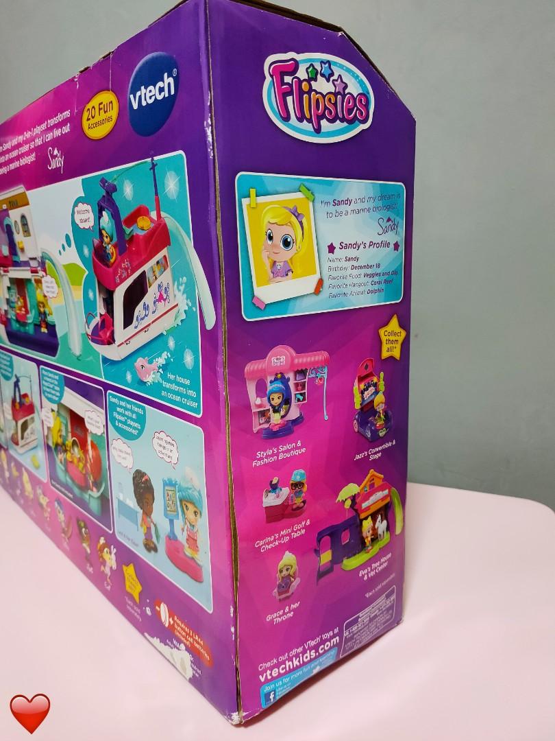 Vtech Flipsies™ Sandy's House & Ocean Cruiser Doll House Playset ...