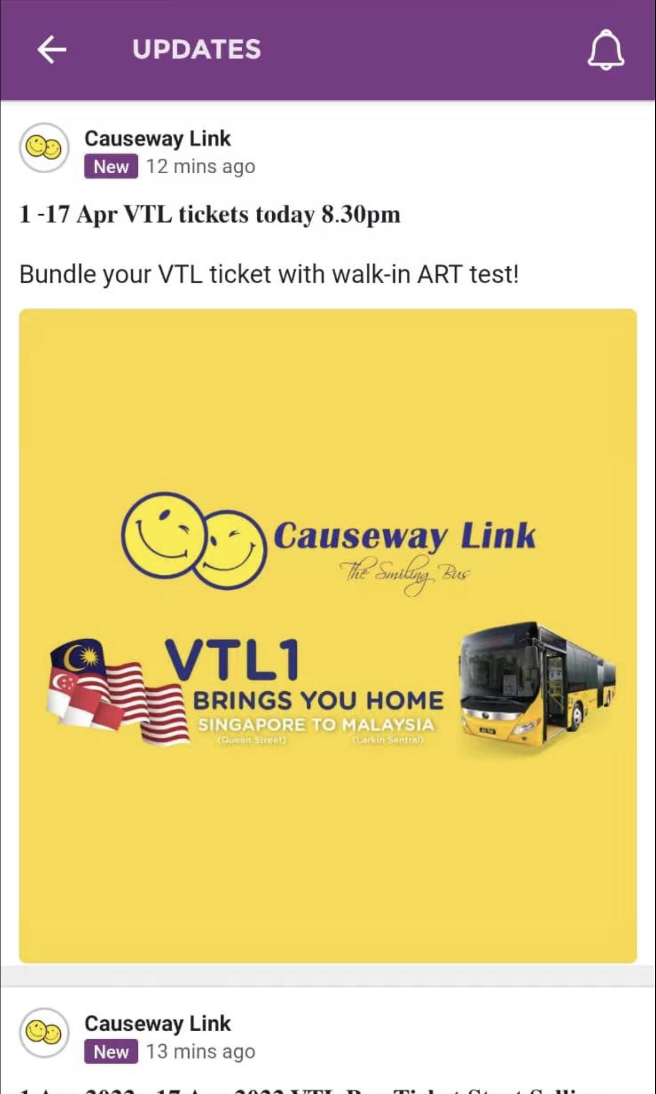 Vtl 1-17 April, Everything Else on Carousell