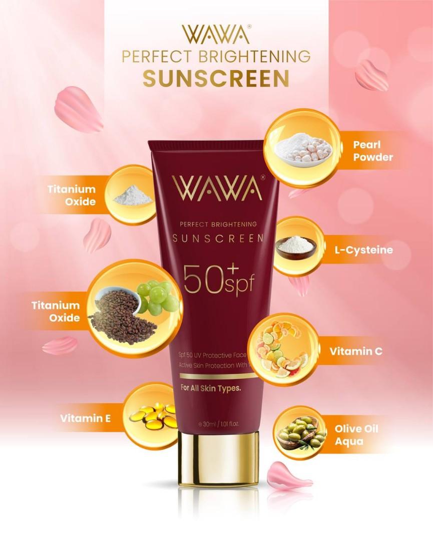 Wawa Sunscreen Face (INSTOCK!), Beauty & Personal Care, Face, Face Care ...