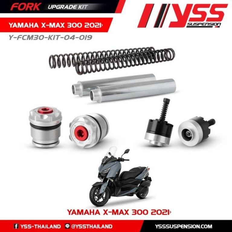 Xmax 300 / 250 (2021-) YSS Front Fork Kit, Motorcycles, Motorcycle ...