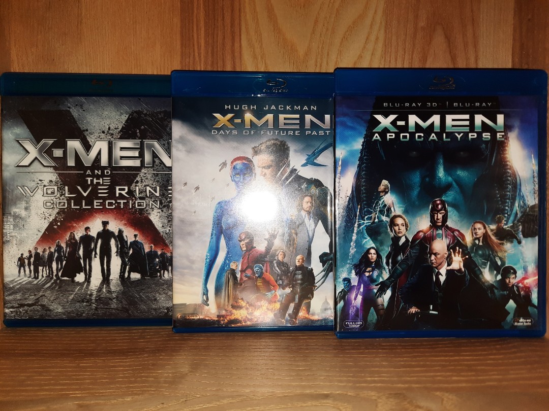 X-Men Complete Movie Blu-Ray Set, Hobbies & Toys, Music & Media, CDs ...