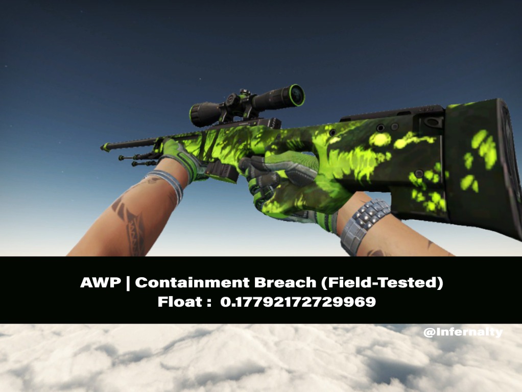 (0.17FV) AWP Containment Breach FT CSGO SKINS KNIVES on Carousell