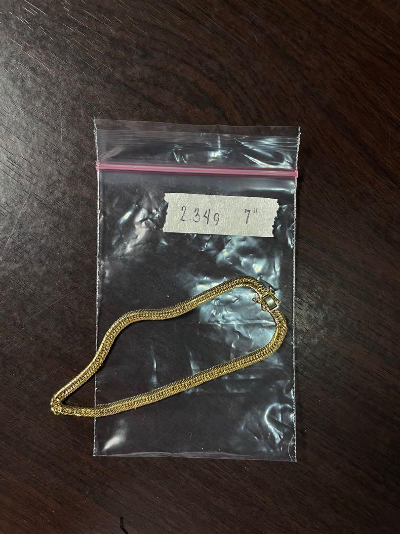 Japan Style Triple Lock (18k Saudi Gold), Women's Fashion, Jewelry ...