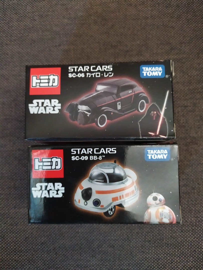 全新 多款Tomy Tomica star wars 車仔BB8 sc-02 & 03star car R2-D2, Yoda,白乒, 興趣及 ...