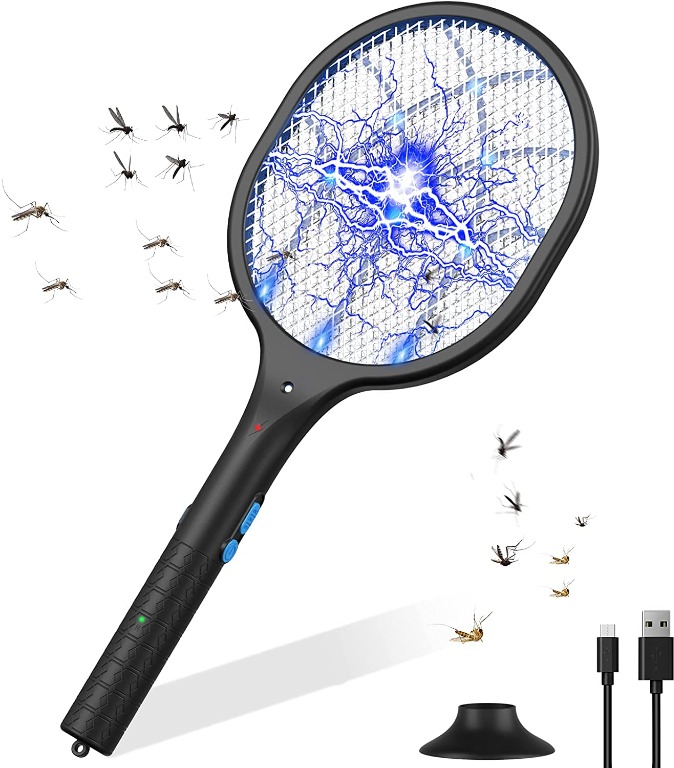 3229) DH-WP01L Electric Mosquito Killer,Fly Racket,Bee Swatter Killer ...