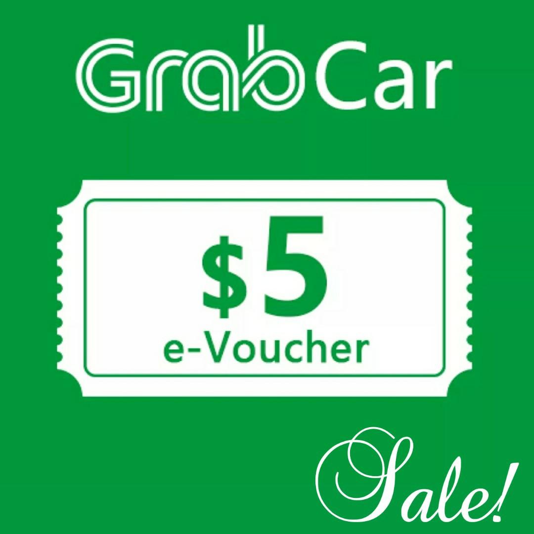 $5 Grab Transport Voucher, Tickets & Vouchers, Vouchers on Carousell