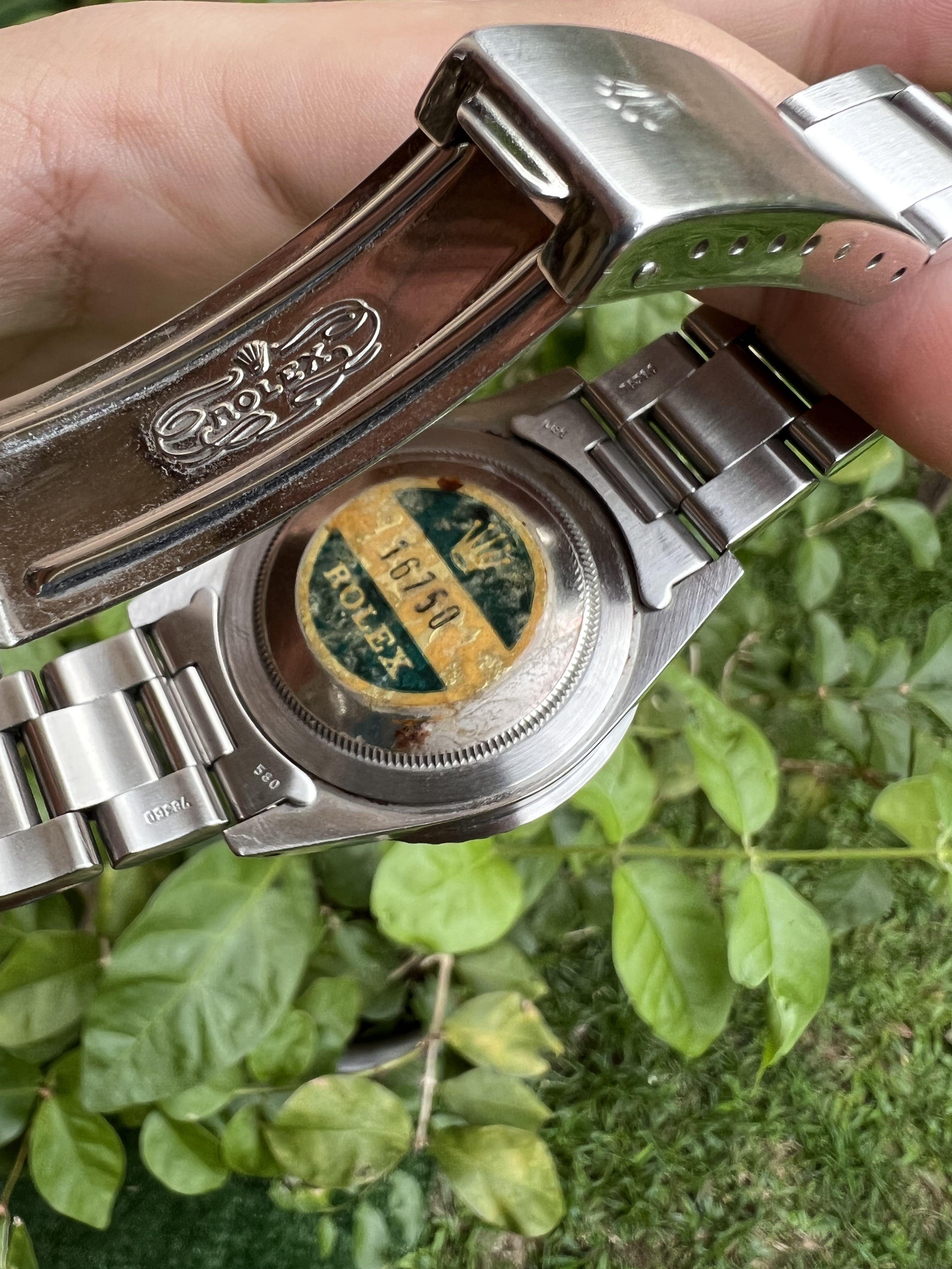 [ SOLD ] [ Back sticker ] Rolex Pepsi 16750 Gmt Master, Luxury, Watches ...