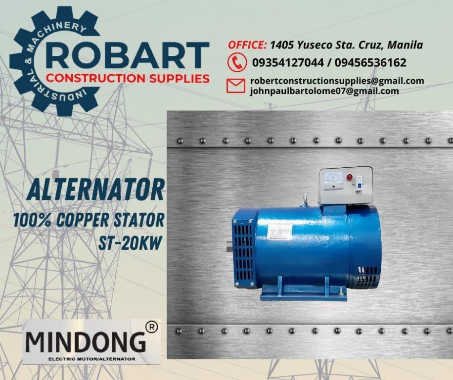 ALTERNATOR 100% COPPER STATOR ST-20kW, Commercial & Industrial ...