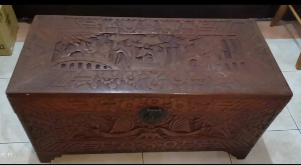 Antique 50yr old baol, Furniture & Home Living, Furniture, Other Home ...