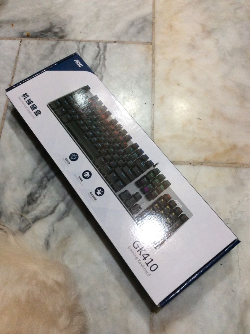 AOC GK410 RGB Gaming Keyboard, Computers & Tech, Parts & Accessories ...