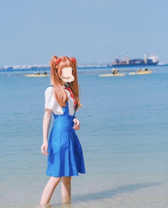 asuka langley soryuu cosplay cos costume uniform evangelion, Hobbies ...