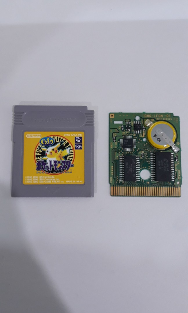 Authentic Pokemon Yellow JPN | DS:12, Video Gaming, Video Games ...