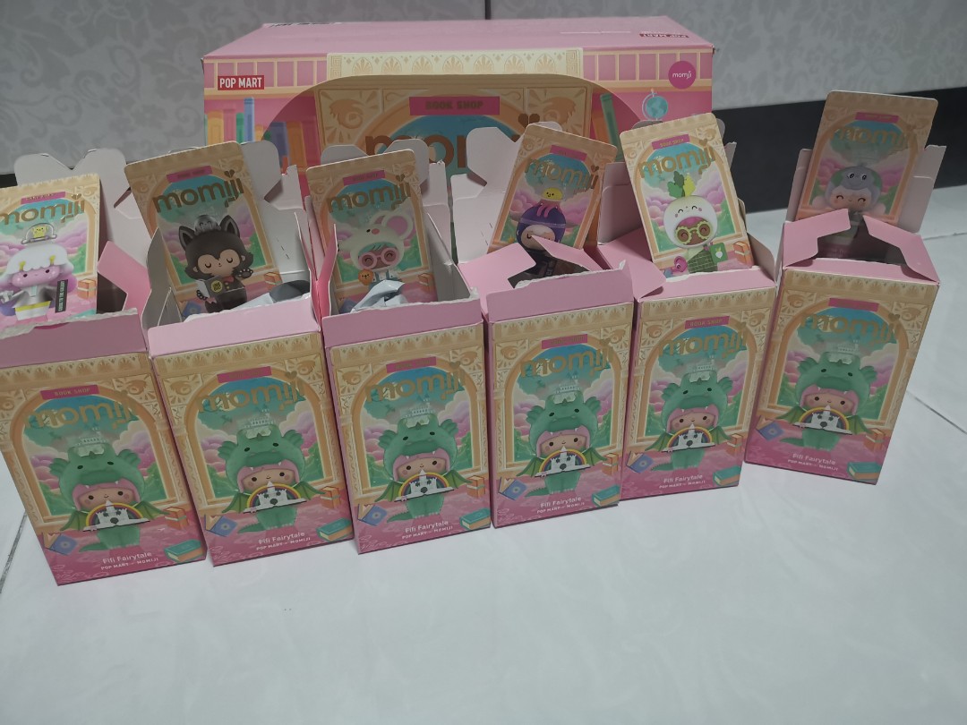 Authentic popmart pop mart momiji book shop figure figurine - tabitha ...