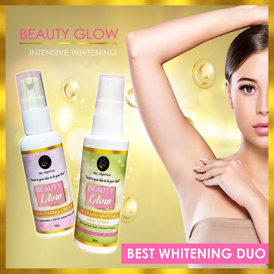 Beauty Glow Underarm Deo Spray and Whitening Cream, Beauty & Personal ...