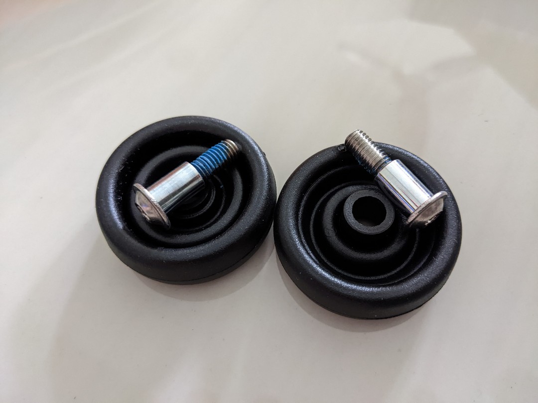Brompton original trolley rubber wheels, Sports Equipment, Bicycles ...
