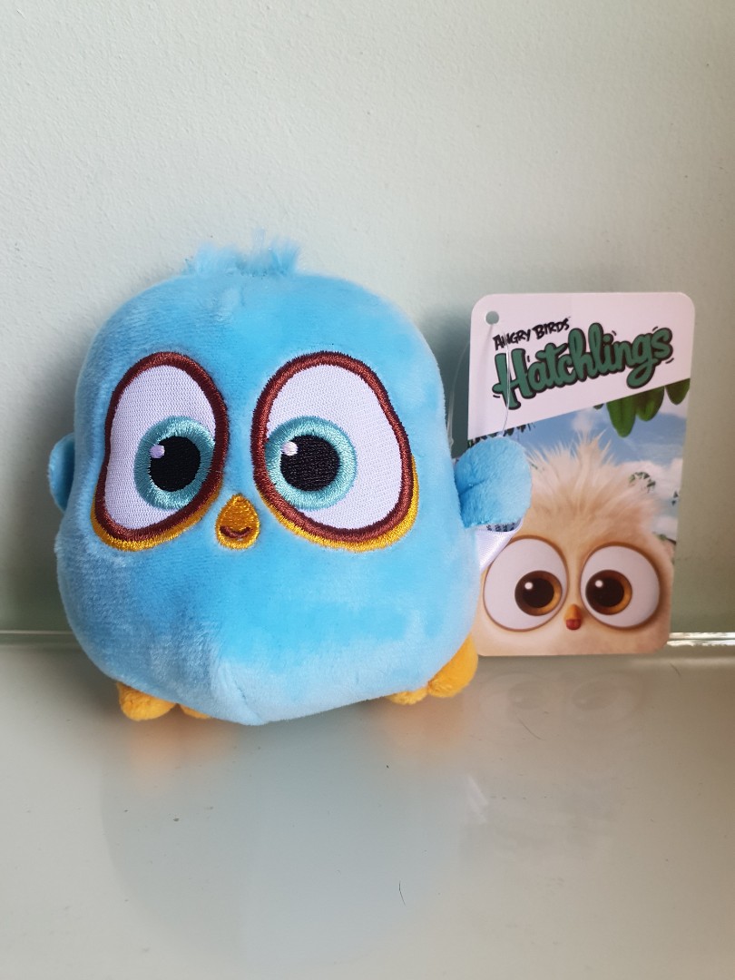 [REDUCED] bwnt angry bird hatchlings (blue) baby plushy stuffed toy ...