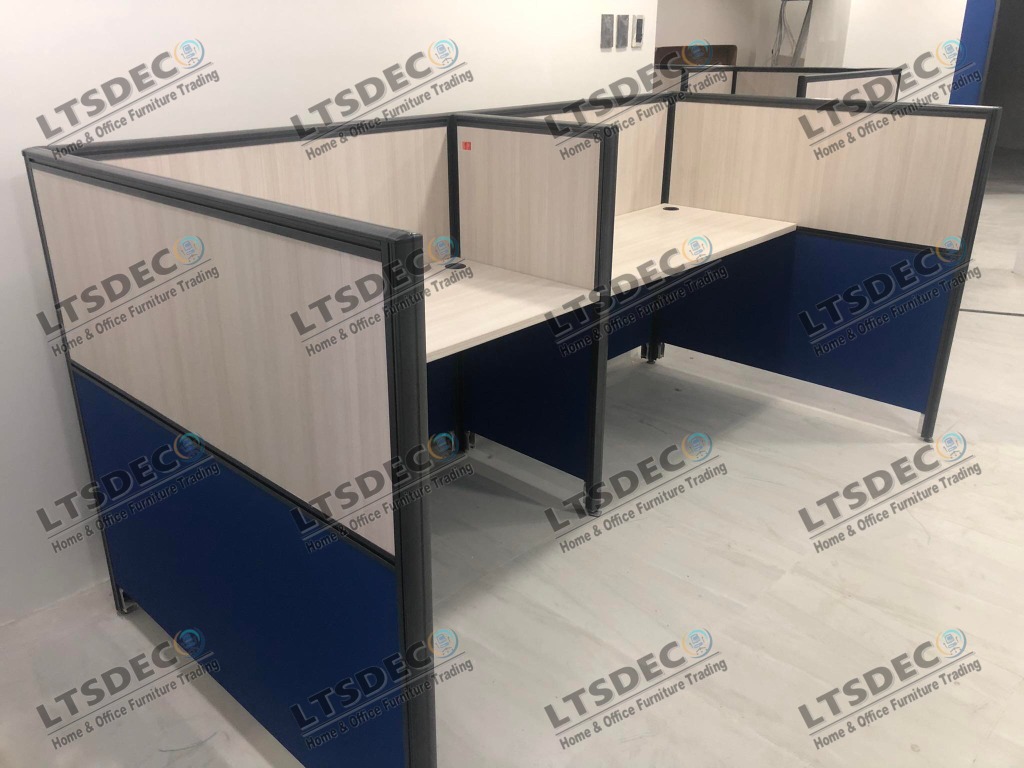 call center table with sharing panel office partitions, Furniture ...