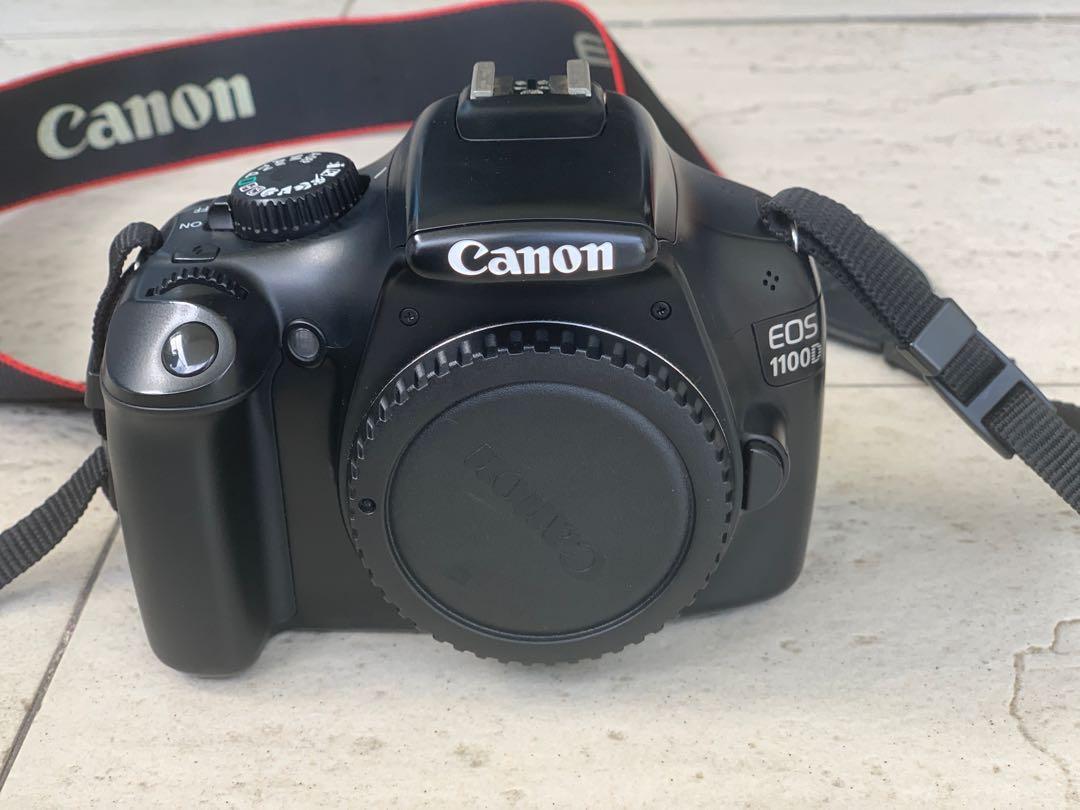Canon EOS 1100D (body) with camera bag, Photography, Cameras on Carousell