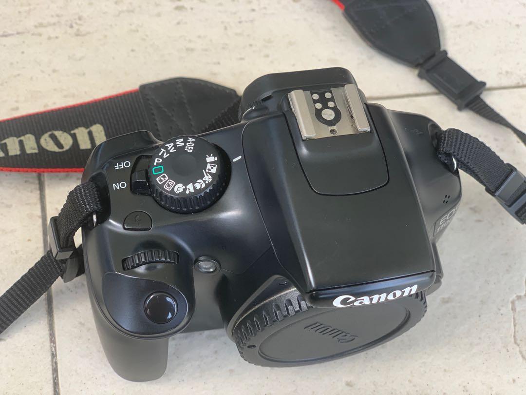 Canon EOS 1100D (body) with camera bag, Photography, Cameras on Carousell