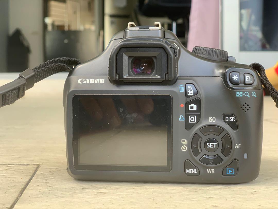 Canon EOS 1100D (body) with camera bag, Photography, Cameras on Carousell