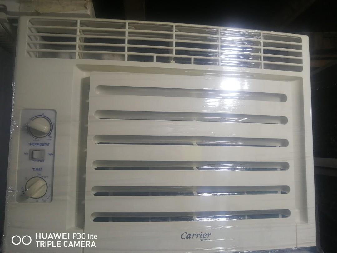Carrier optima 1hp 2nd hand window type aircon, TV & Home Appliances ...