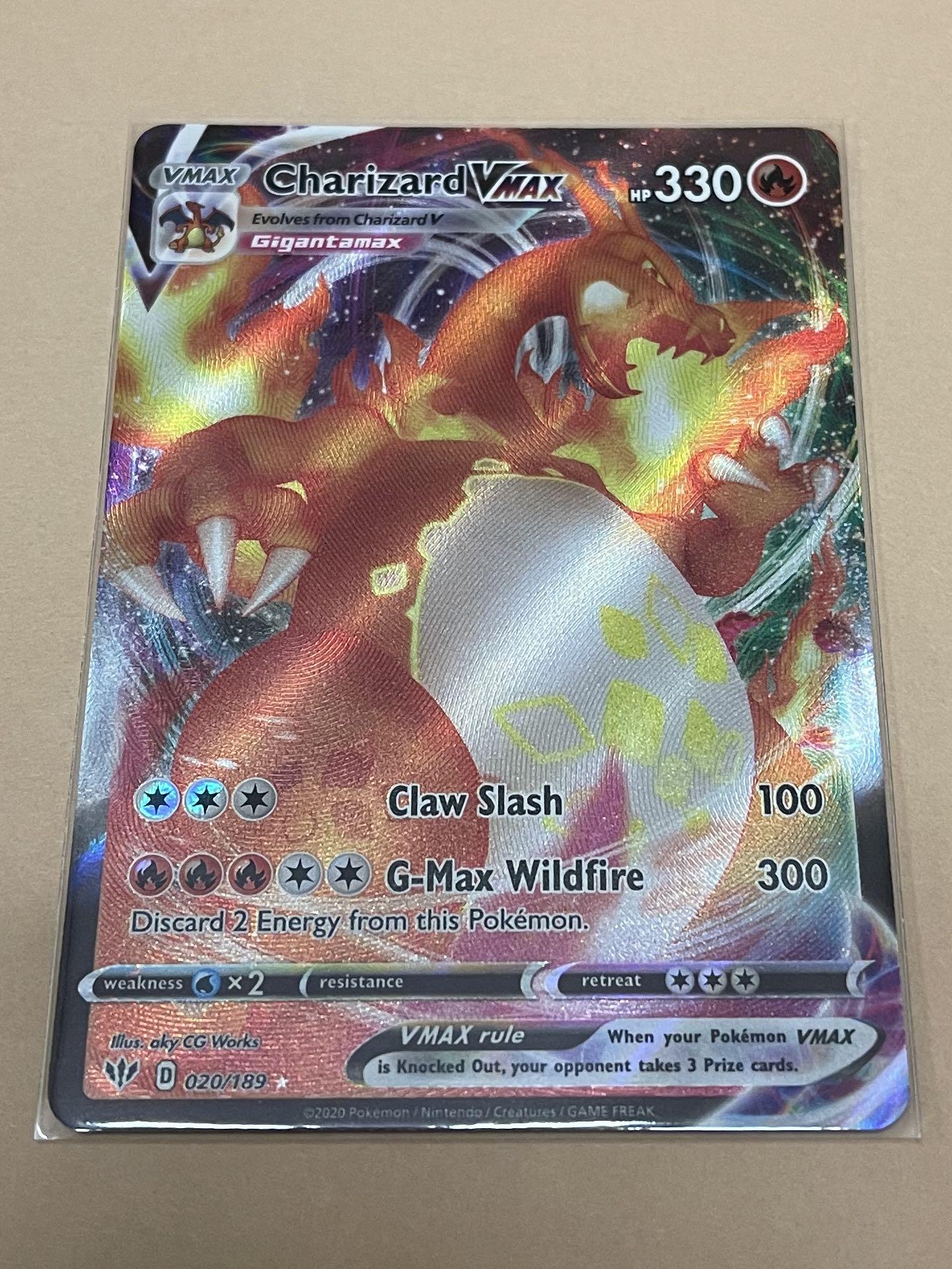 CHARIZARD VMAX 020/189, Hobbies & Toys, Memorabilia & Collectibles ...