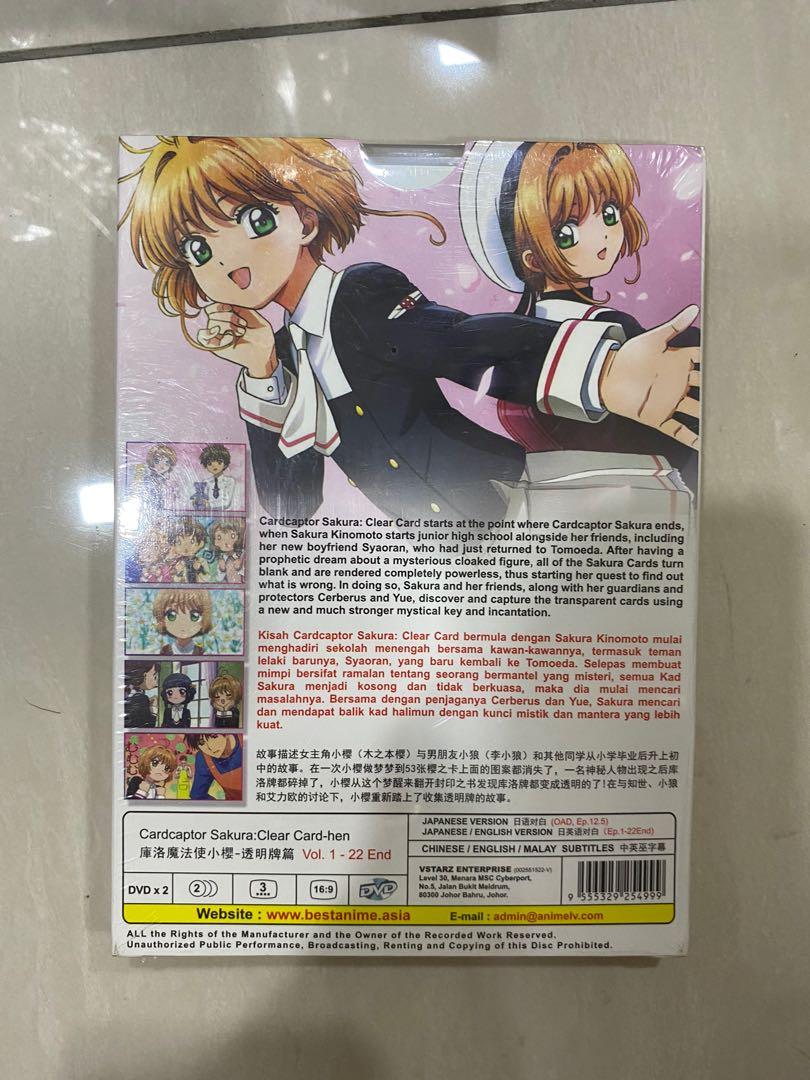 Clear Card Cardcaptor Sakura DVD, Hobbies & Toys, Collectibles ...
