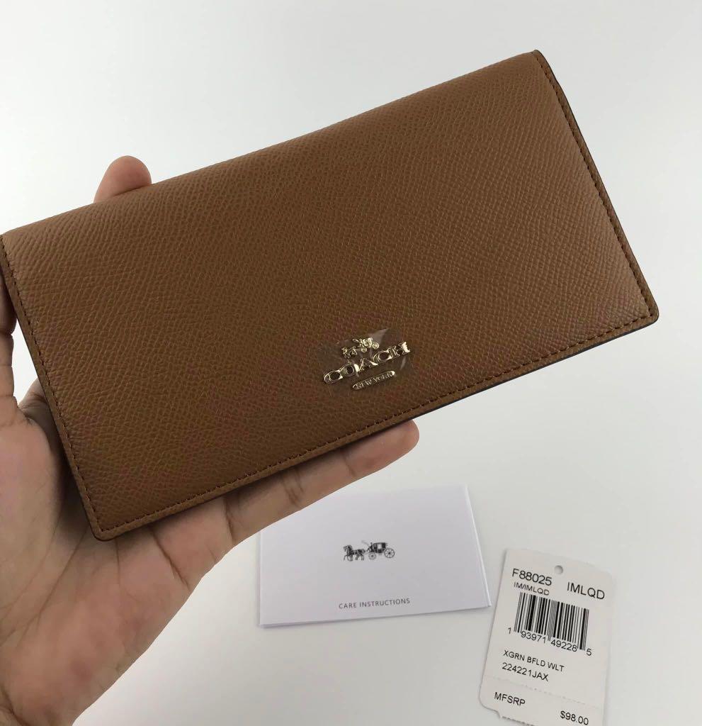 Coach Men Bi-fold Long Wallet, Men's Fashion, Watches & Accessories ...