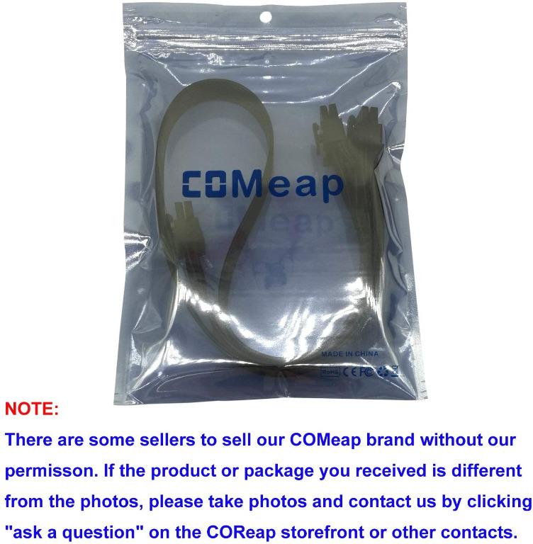 COMeap ATX CPU 8 Pin Male to Dual PCIe 2X 8 Pin (6+2) Male Power Cable ...