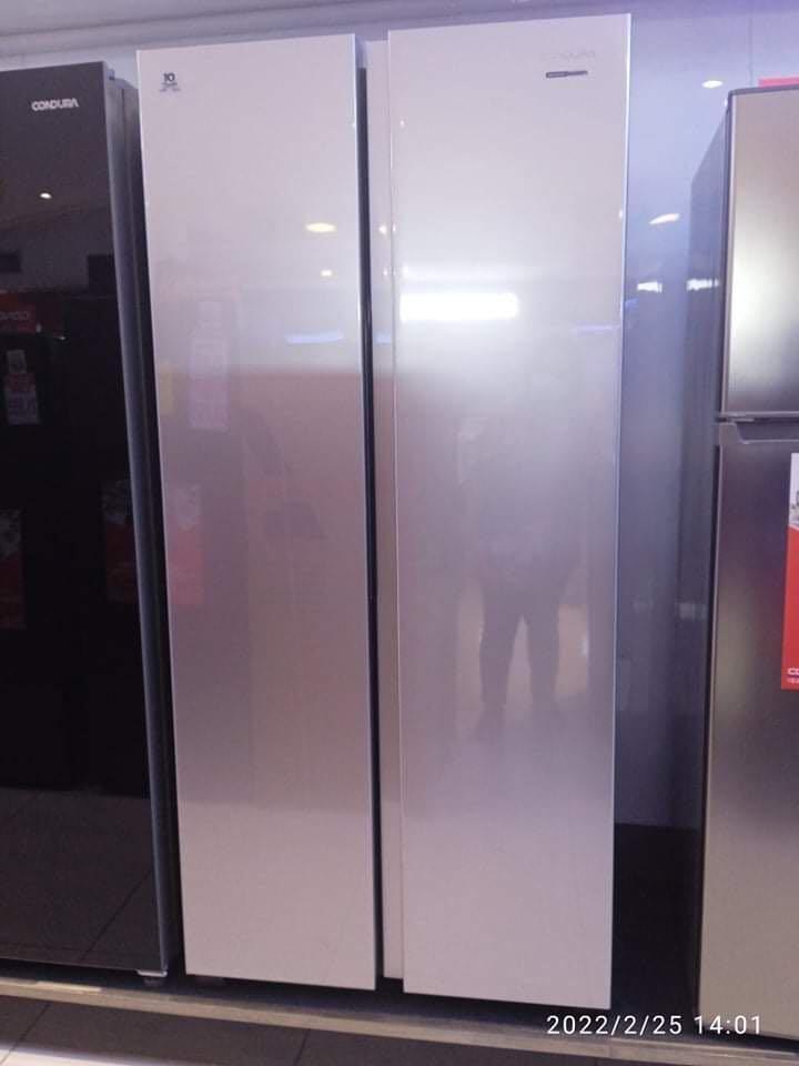 CONDURA 16.5 cu ft Side by Side Inverter Refrigerator CSS-468i, TV ...